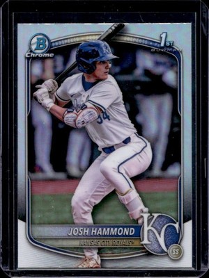 2025 Bowman Draft Josh Hammond Chrome Refractor 1st Prospect #BDC-185 ...