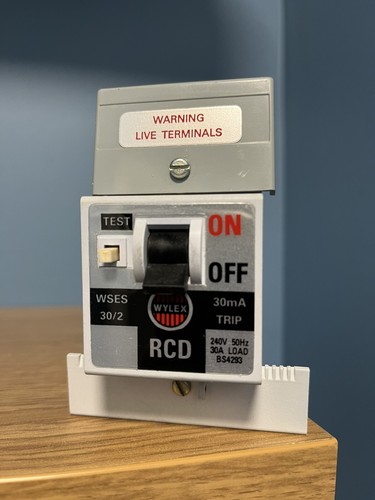 WYLEX WSES 30/2 30 AMP 30mA TRIP BS4293 DP 240V 30a LOAD RCD RCB RCCB ...