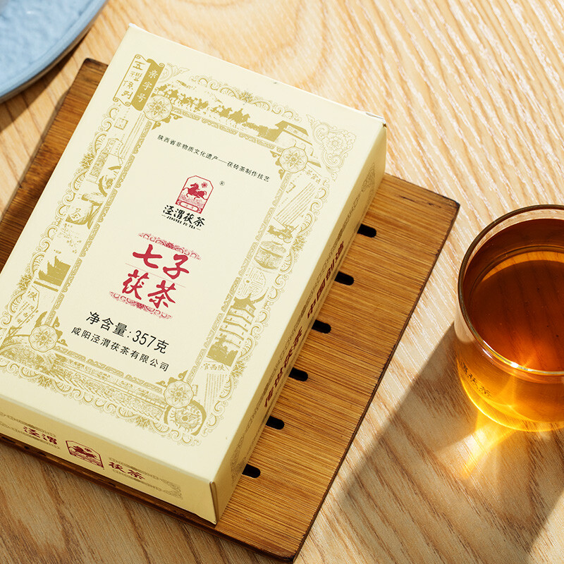 Jingwei Fu Tea Jingyang Shaanxi Fu Brick Tea Black Tea Golden Flower ...