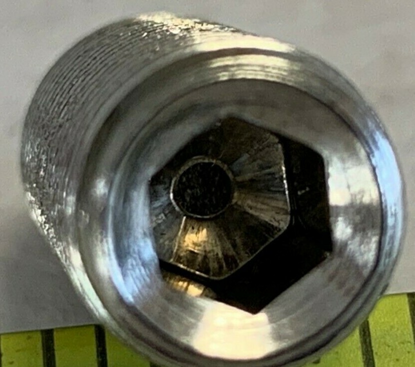 (10) Quantity of Oval Point Set Screws 3/8-24 X .8 Stainless Steel | eBay