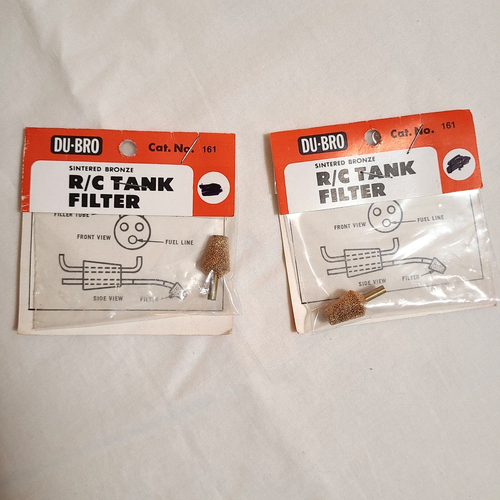 Two(2) Du-Bro RC Tank Filters - Sintered Bronze #161 - NOS | eBay