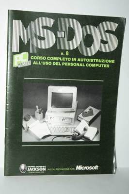 MS-DOS Magazine n.8 PC Master Course of autoistruzione PC used and ITA ...