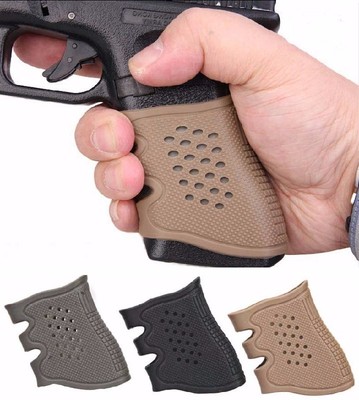 Universal Handgun /Pistol Rubber Grip Glove Tactical Anti Slip Holster ...