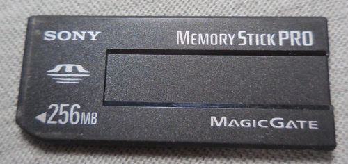 Sony Memory Stick Pro Magic Gate 256MB Camera Memory Card Tested ...