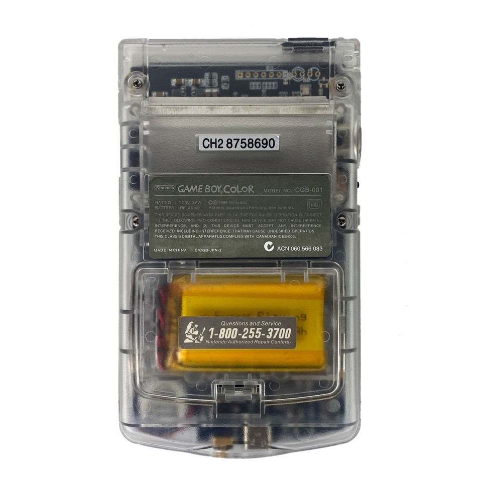 FPGBC Game Boy Color GBC Funnyplaying IPS XL Screen USB-C Rechargeable ...