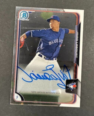 2015 Bowman Chrome - Jairo Labourt #BCAP-JL Toronto Blue Jays - AUTO | eBay