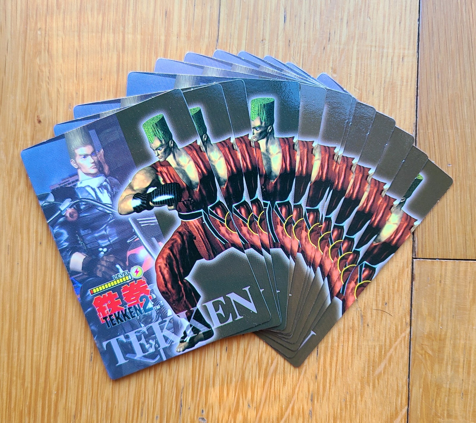 🔥RARE HTF🔥 Tekken 2 (Paul Phoenix) Arcade Namco Korean Collectors Card ...