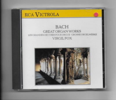 Bach Great Organ Works CD Virgil Fox | eBay