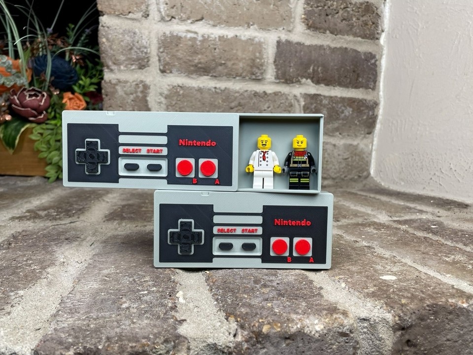 Nintendo NES Controller Storage Box, Retro Game Room Decor, 3D Printed ...