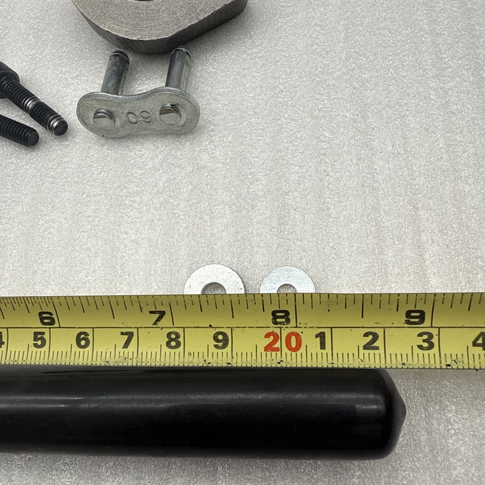 HYDRAULIC CONTROL VALVE HANDLE & BRACKET KIT - WOOD CHIPPER USED *READ ...