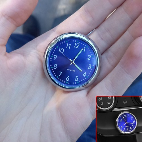 Mini Car Interior Clock Dashboard Stick-On Watch For Truck Auto Boat ...