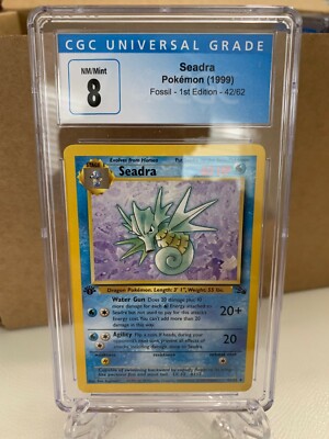 Seadra 42/62 CGC 8 - Fossil Set 1st Edition - PSA BGS - Pokémon Card | eBay