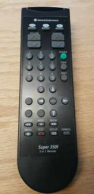 IRC331 Motorola General Instrument GI Super 350i Satellite Remote New ...