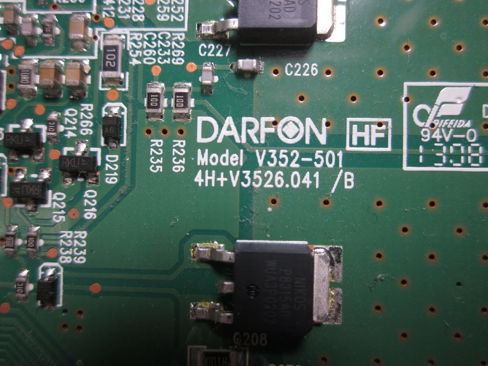 Inverter Darfon Model V352-501 // 4H+V3526.041 / DS5550T11D01 für ...