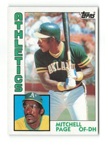 1984 Topps Mitchell Page #414 Oakland Athletics Baseball Card | eBay