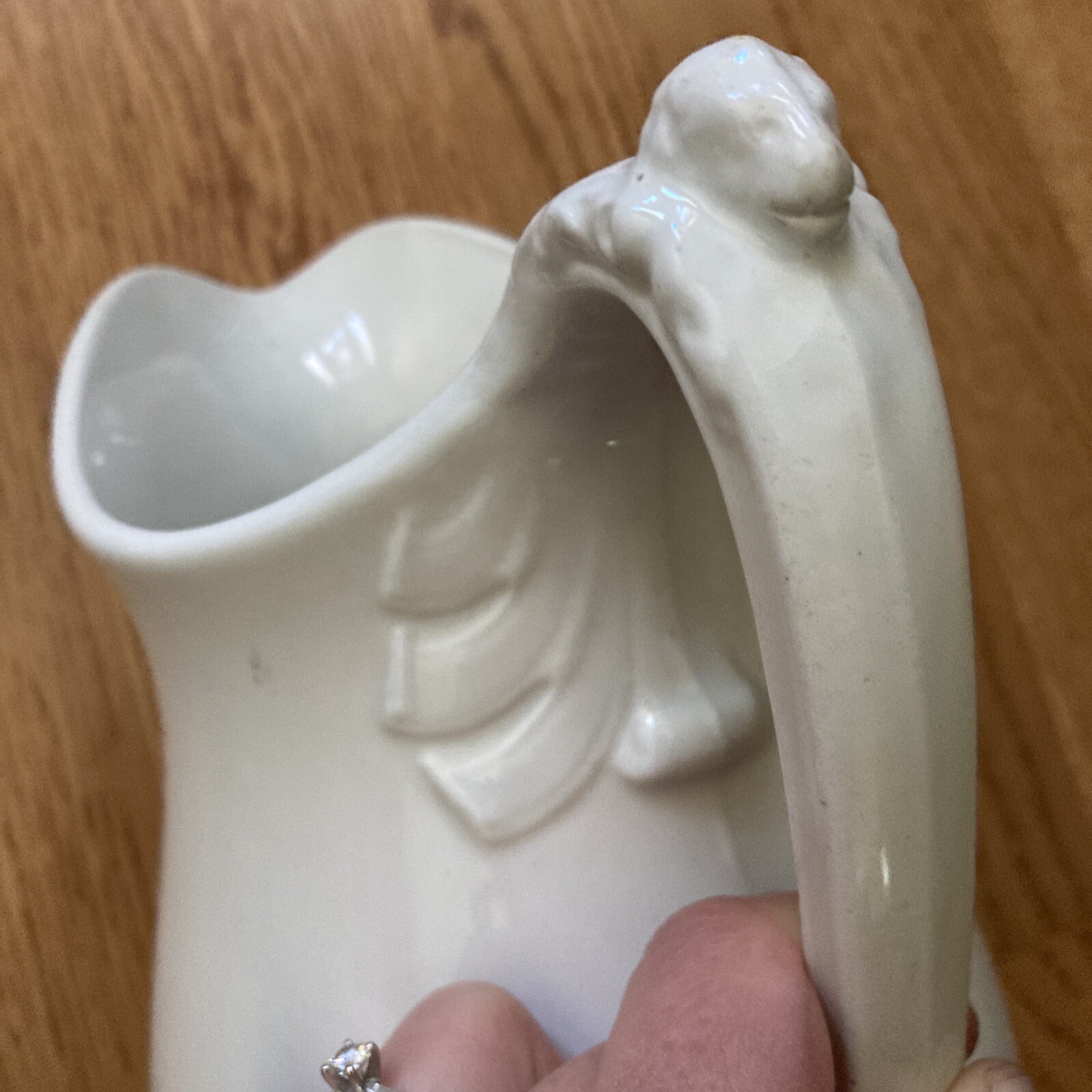 Antique Royal Warranted Ironstone China John Edwards White Lion Handle ...