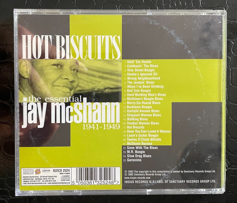 JAY McSHANN Hot Biscuits The Essential Jay McShann 1941-1949 UK IMPORT ...