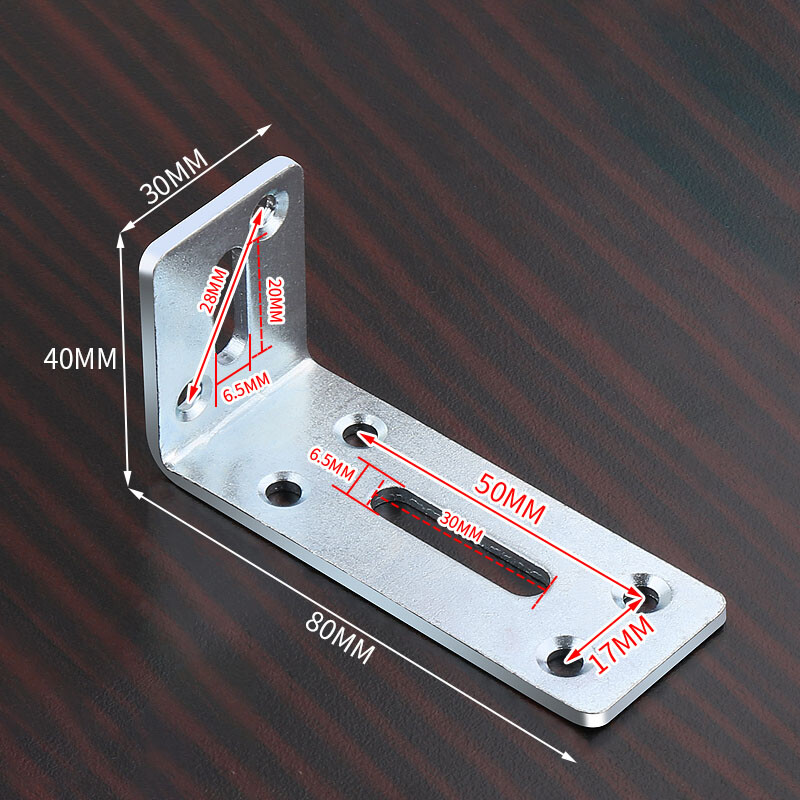 Brackets - Corner Braces Right Angle L Shape Galvanised Zinc Brace 3mm ...