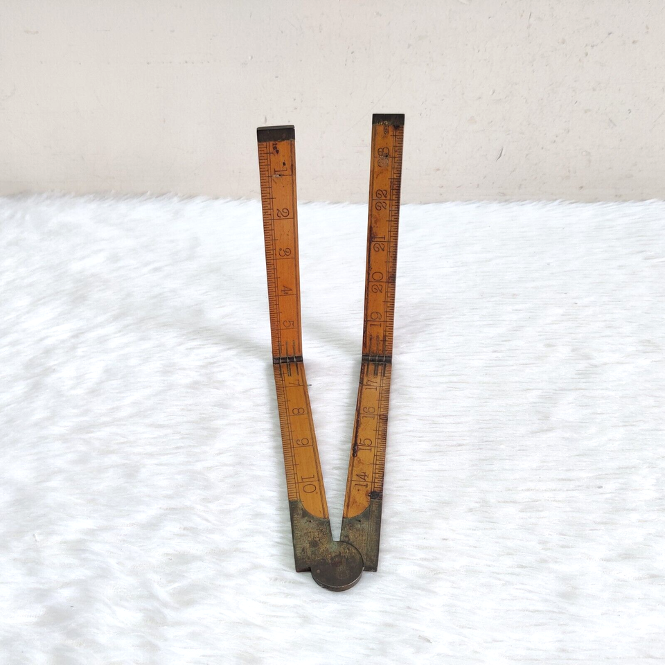 1930s Vintage Wooden Measurement Folding Scale England 2 Ft ...