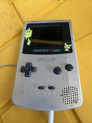 Game Boy Color Pikachu Gold Silver Handheld With Pokemon Gba | eBay