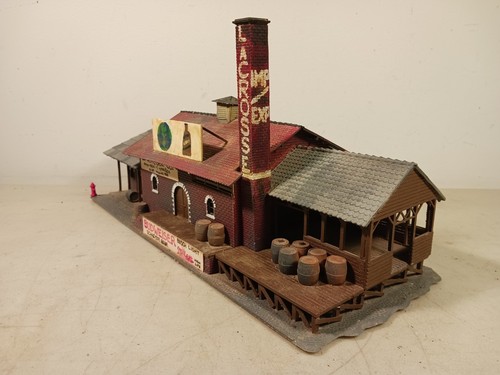 Custom Built HO Scale - Brewery Building Freight Station - Weathered ...