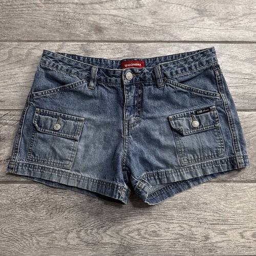 Union Bay Women’s Y2K Shorts Size 9 Low Rise Denim Square Pockets ...