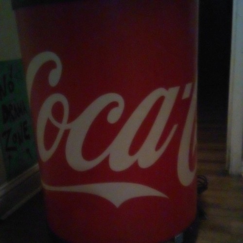 Coca-Cola Rolling Ice Chest Cooler w/ Drain on Wheels Store Display ...