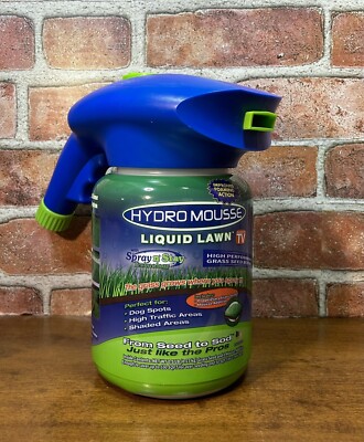 Hydro Mousse Liquid Lawn System - Grow Grass Where You Spray It - Made ...