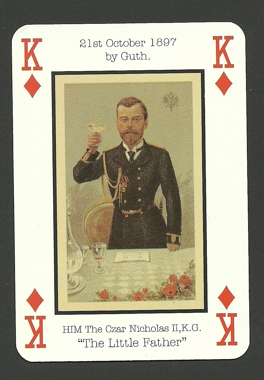 Czar Nicholas II Russia - VF Playing Card | eBay