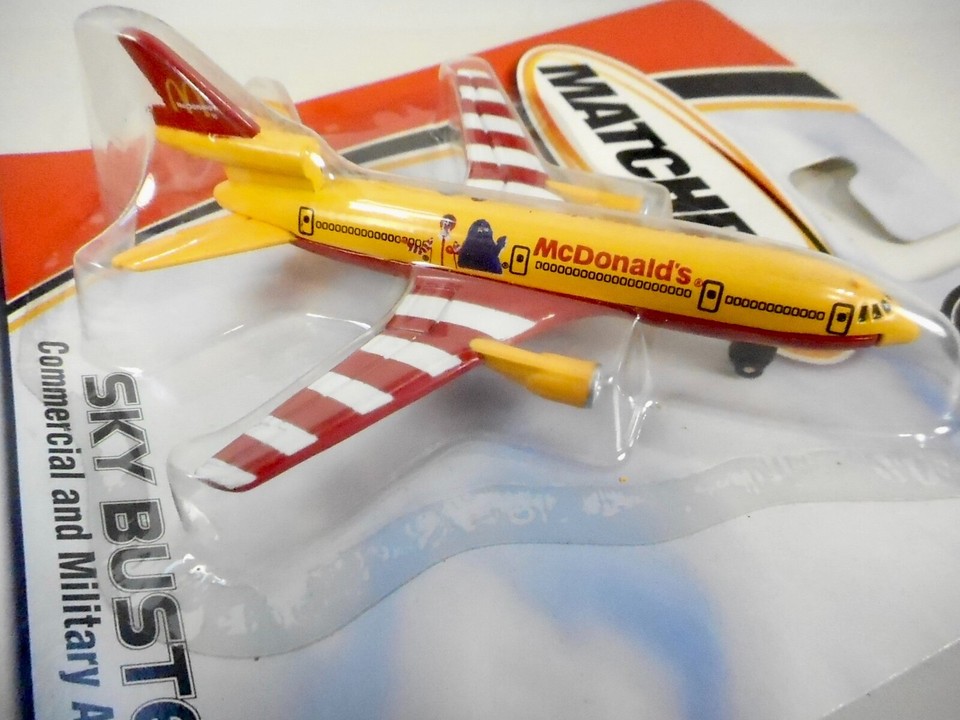 Matchbox 1:64 Die Cast Metal Sky Busters Airplane - McDonald's ...