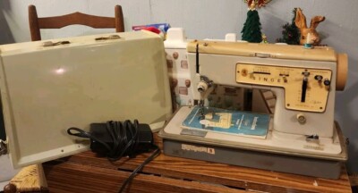 Vintage Singer Zig Zag Model 457 Sewing Machine, Case Foot Pedal Tested ...