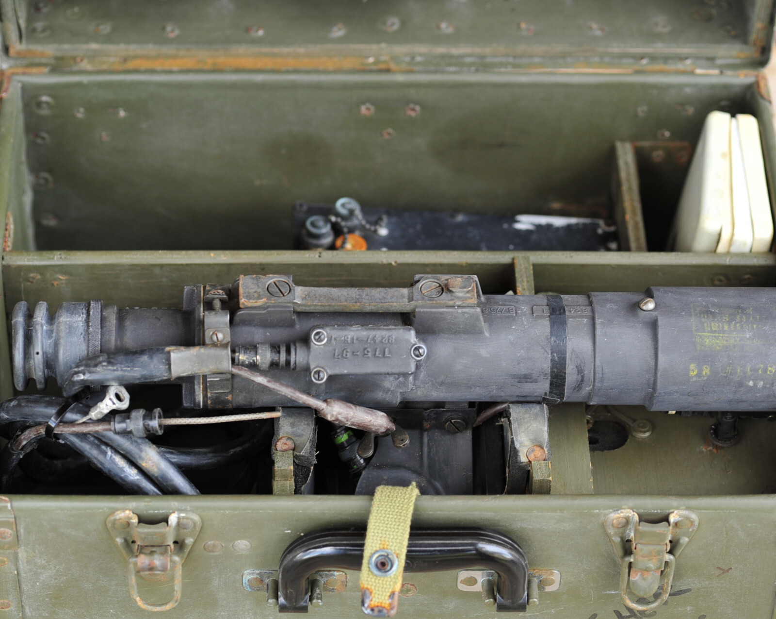 Vintage US Army 1951 Infrared Sniper Scope M1 Carbine 20,000 Volt ...