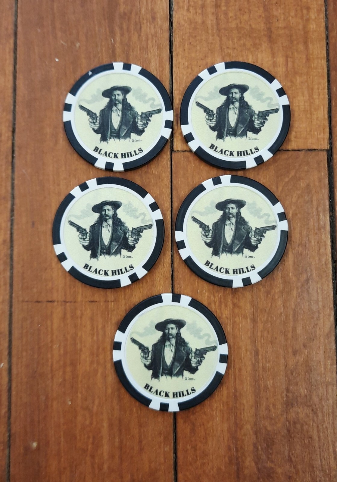 Bob Coronato Poker Chips Devils Tower Rodeo poster Wild Bill Hickok Lot ...