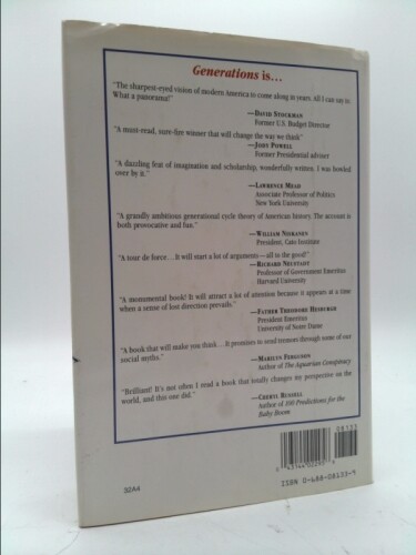 Generations: The History of America's Future, 1584 to 2069 (1st Ed ...