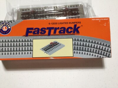 Lionel O-Scale FasTrack 6-12035 Lighted Bumpers NIB | eBay