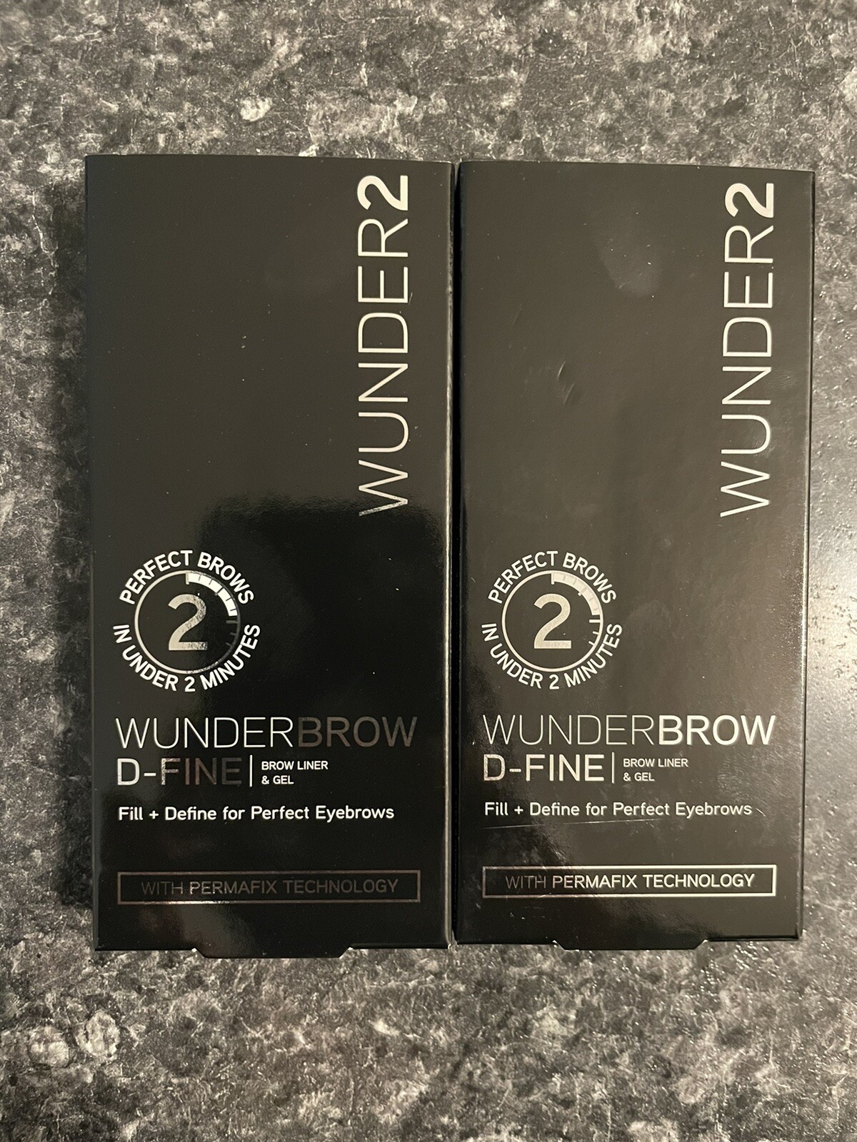 2 PK Wunder2 Wunder Brow D-Fine Liner + Gel Blonde FAST FREE SHIPPING ...