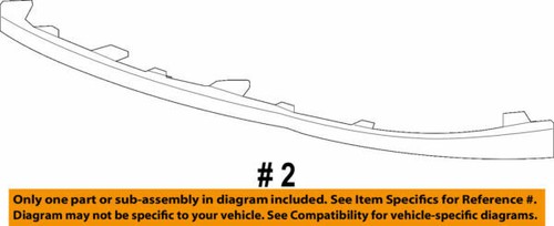76852-53010-a0 Toyota Spoiler Front LH 7685253010A0 Genuine OEM Part ...