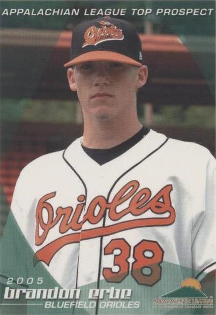 2005 Grandstand Appalachian League Top Prospects - Brandon Erbe (RC ...