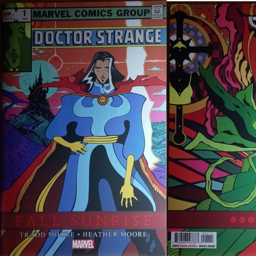 2023 Marvel Comics Doctor Strange Fall 1 Sunrise Tradd Moore Wraparound ...