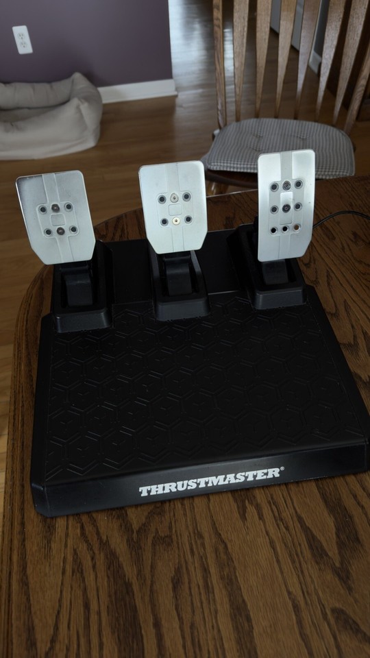 Thrustmaster Sim Racing Setup (Full Kit)(wheels+base+shifter+handbrake ...