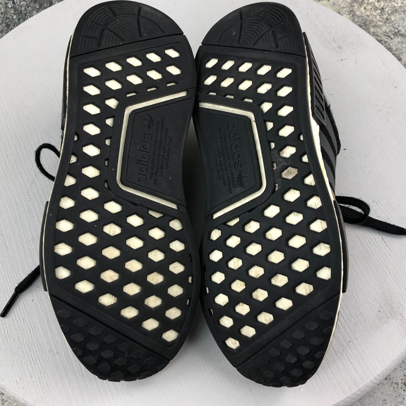 ADIDAS Originals Women's 7 NMD R1 Black Rose Gold Lac… - Gem