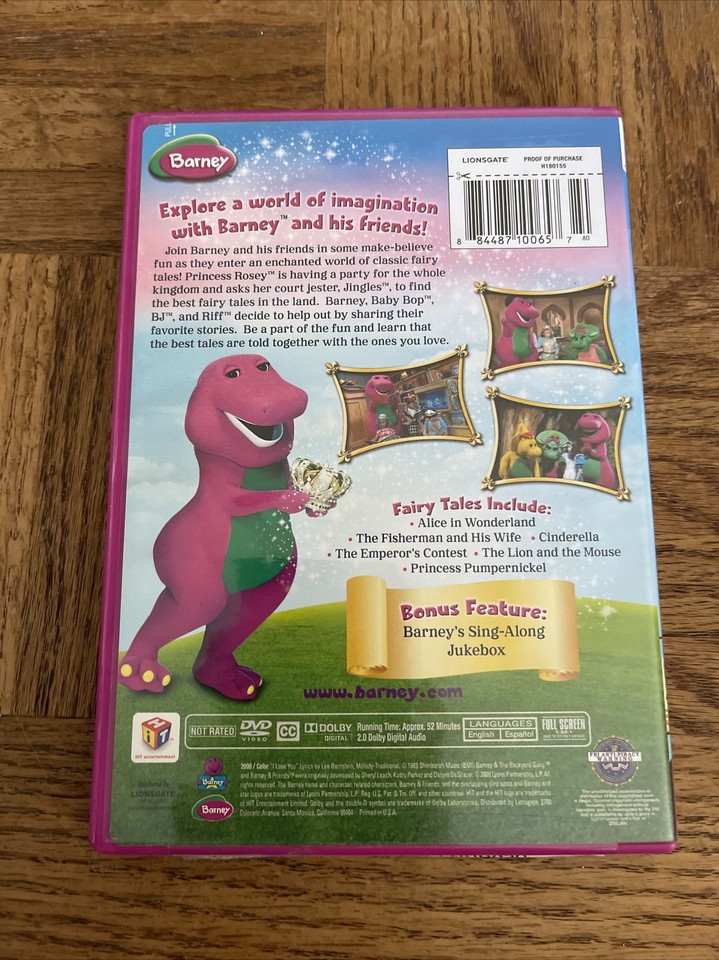 Barney Once Upon A Dino Tale DVD | eBay