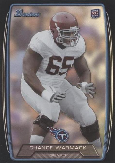 2013 Bowman - Chance Warmack #169 Black Rainbow Foil (RC) for sale ...
