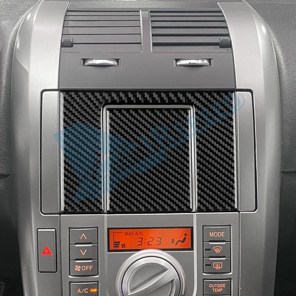 Black Carbon Fiber Car Center Console CD Panel Sticker for Scion TC ...
