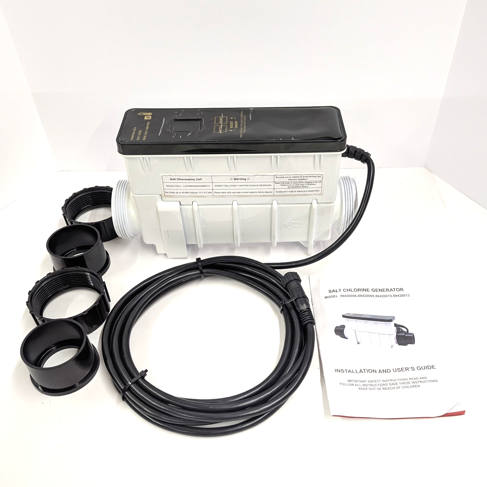 IntelliChlor IC40 Replacement Salt Cell Chlorine Generator 40K For ...