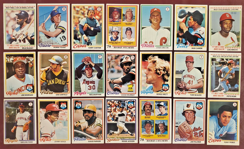1978 Topps HOF Lot (21) Murray RC Ryan Jackson Brett Morris RC Murphy ...