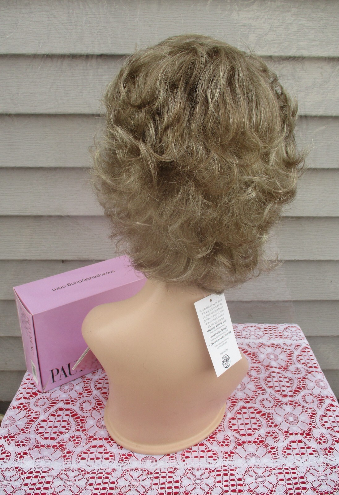 NWT Paula Young Wig A5512 TRISHA Color 18/22 WARM TOFFEE Lt Ash Brown ...