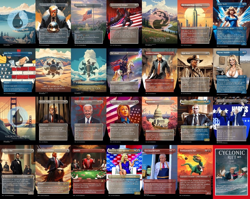 Donald Trump - Digital Altered 130+ Card Commander Deck Magic The ...