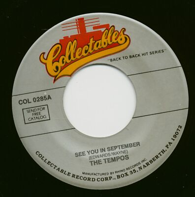 The Tempos & Joe Bennett - See You In September - Boys Do Cry (7inch ...