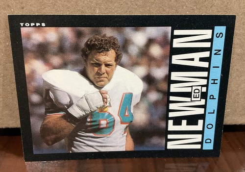 ED NEWMAN 1985 TOPPS FOOTBALL #316 - MIAMI DOLPHINS | eBay